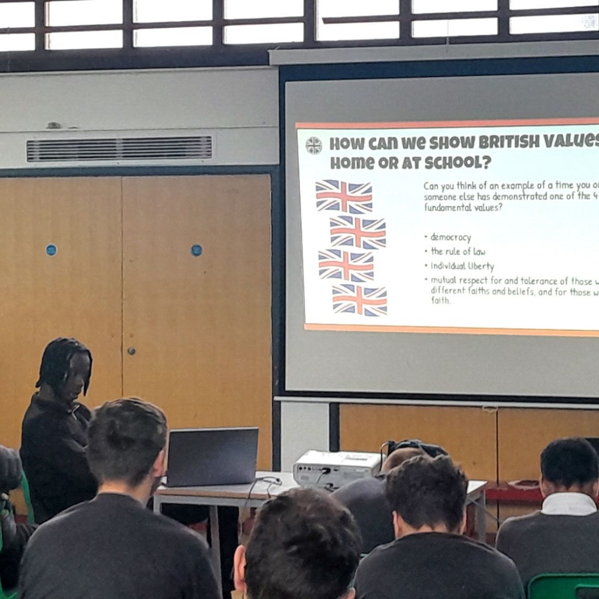 TCES Group - British values assembly at TCES North west london