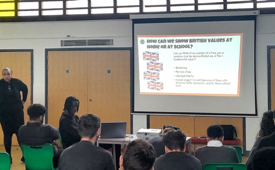 TCES Group - British values assembly at TCES North west london