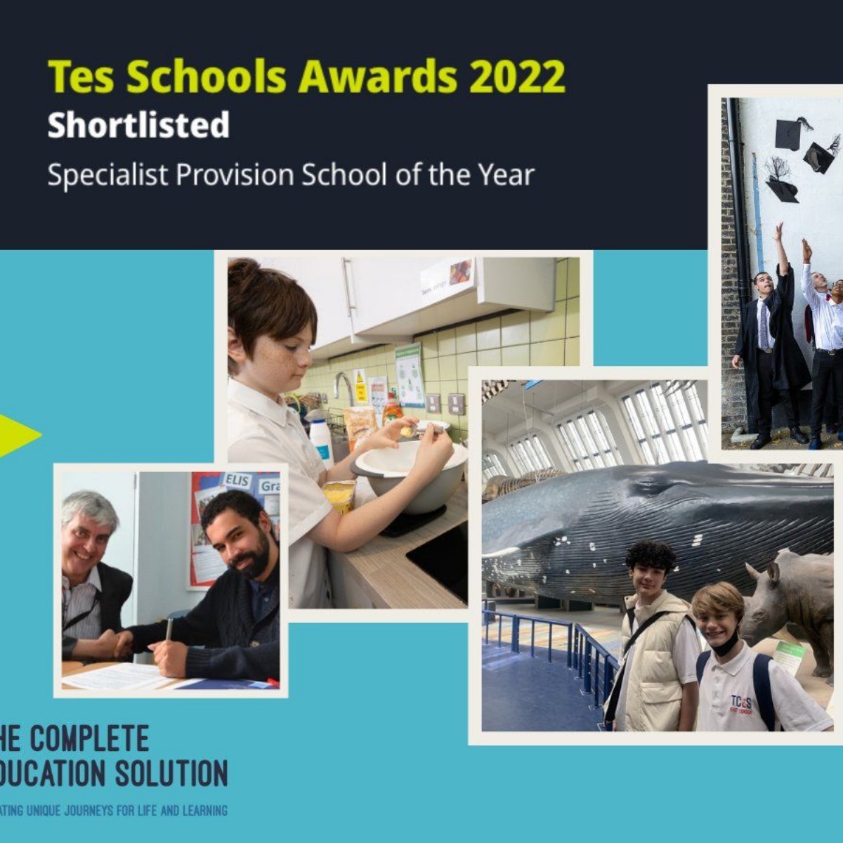 TCES Group - TCES East London shortlisted for Specialist Provision ...